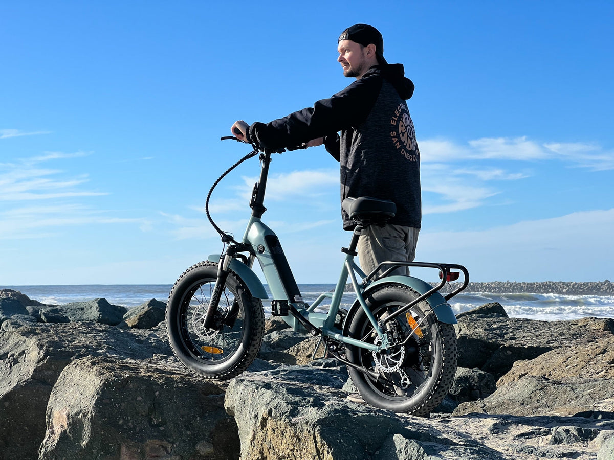 750w Folding Step Thru 20x3 Electric Bike – UrbanCycling.com