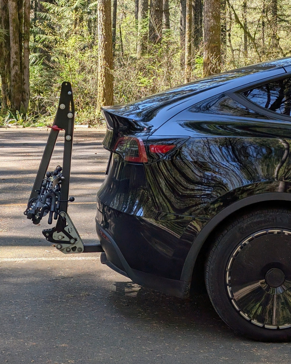 Lolo Racks 4 Bike Rack Optimized for EVs with Foot Activated Tilt and ...