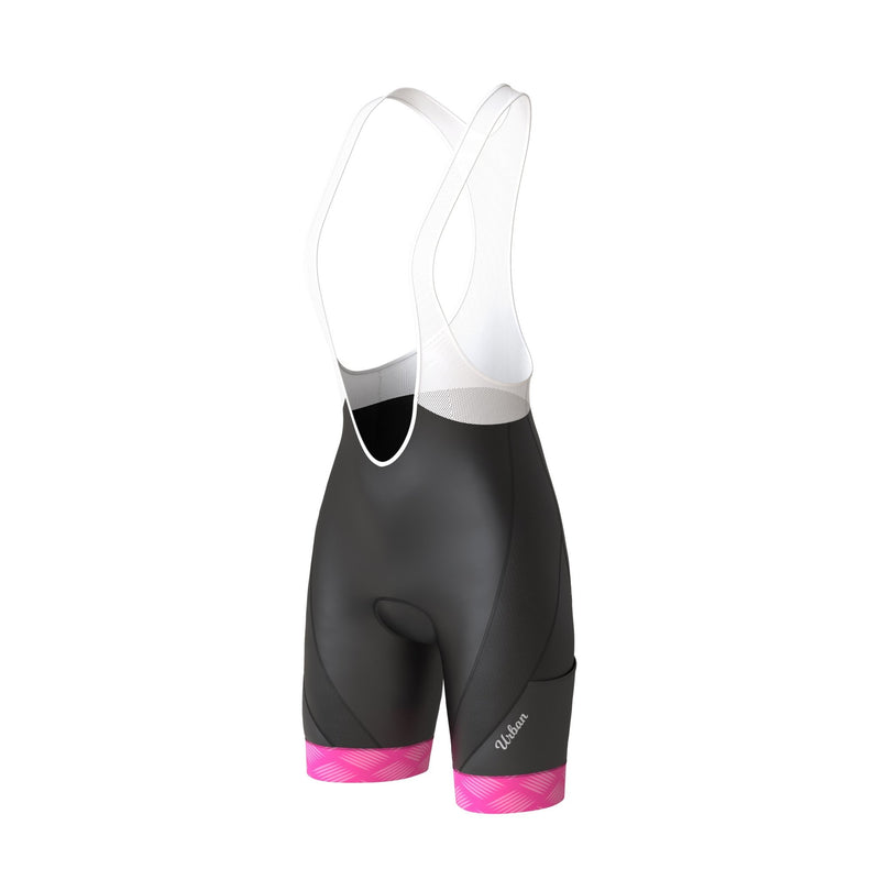 Women's Pro Series Pink Cycling Short Sleeve Jerseys / Bib Shorts ...